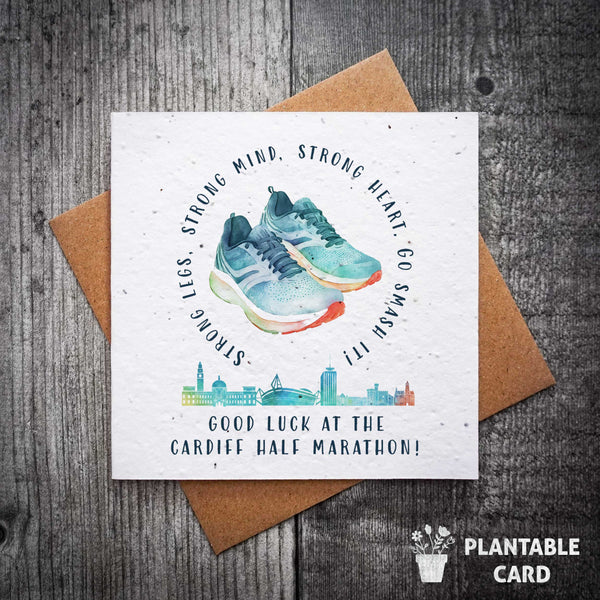 Good Luck Cardiff Half Marathon Card | Official Run 4 Wales ...