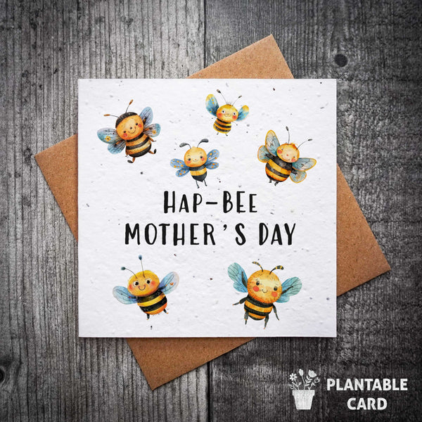 Happ-Bee Mother's Day Plantable Wildflower Mother's Day Card | Cards F ...