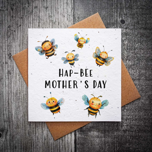 Happ-Bee Mother's Day Plantable Wildflower Mother's Day Card | Cards F ...