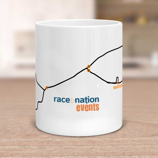 Official Martock 10K 2025 Personalised Route Mug - EllieBeanPrints