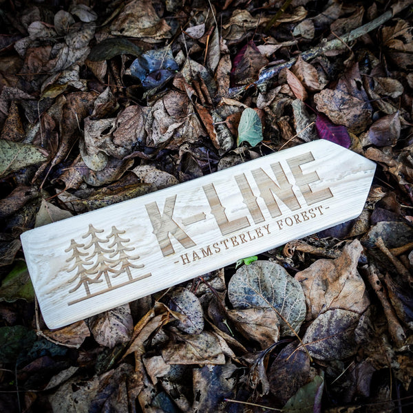 Personalised Trail Name Sign | Handmade Reclaimed Wood Sign ...