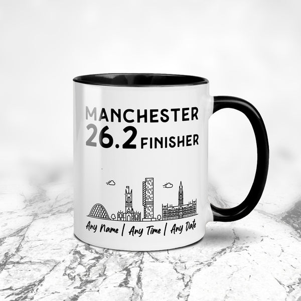 Personalised Manchester 26.2 Finishers Mug | Premium Marathon Mug ...