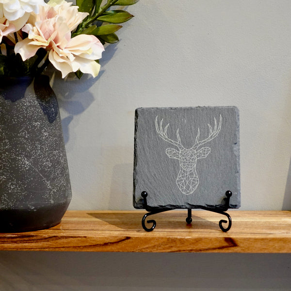 Coaster Display Stand - Black Metal - EllieBeanPrints