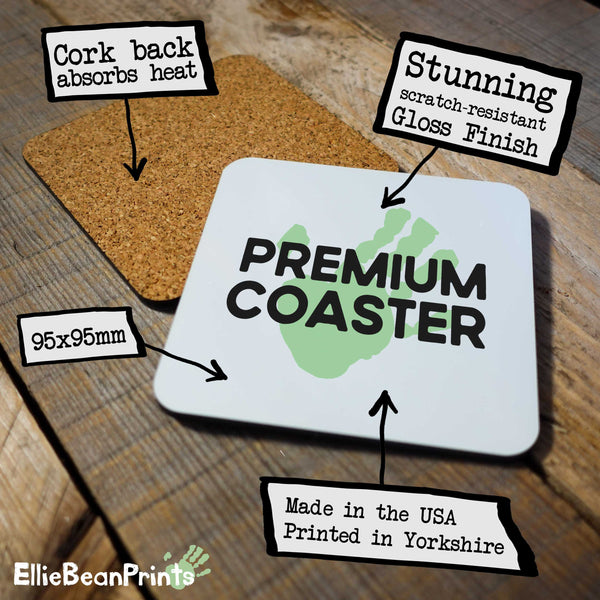 Official Stroud 10K 2025 Personalised Race Bib Coaster - EllieBeanPrints