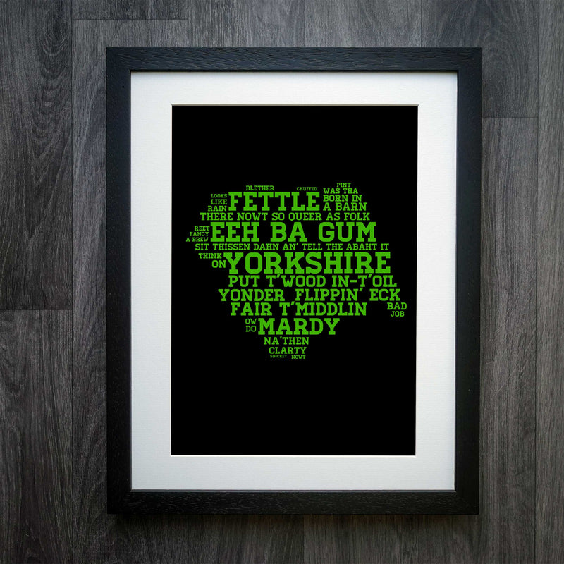 Reet Good Yorkshire Dialect Print: Funny Yorkshire Sayings Print ...