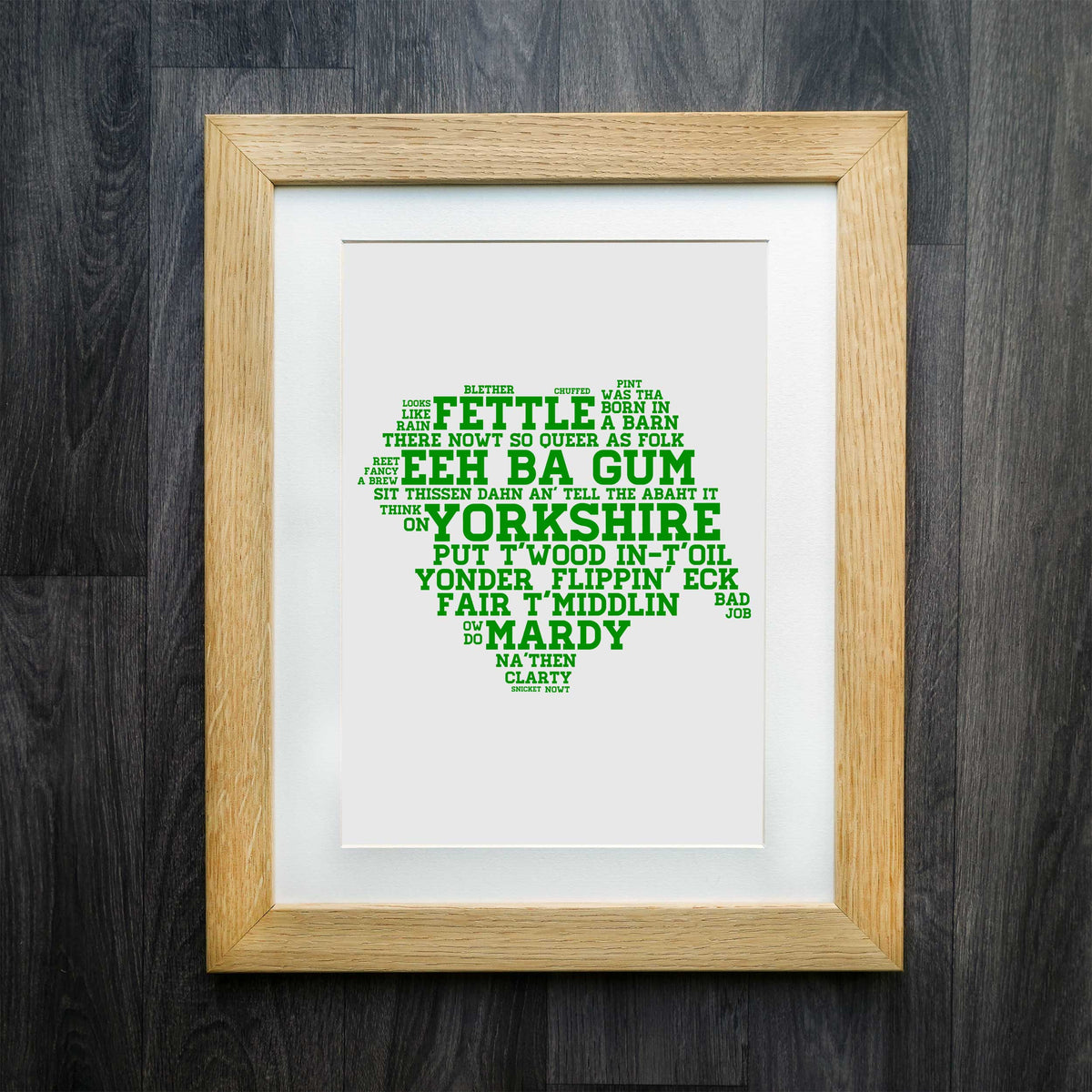 Reet Good Yorkshire Dialect Print: Funny Yorkshire Sayings Print ...