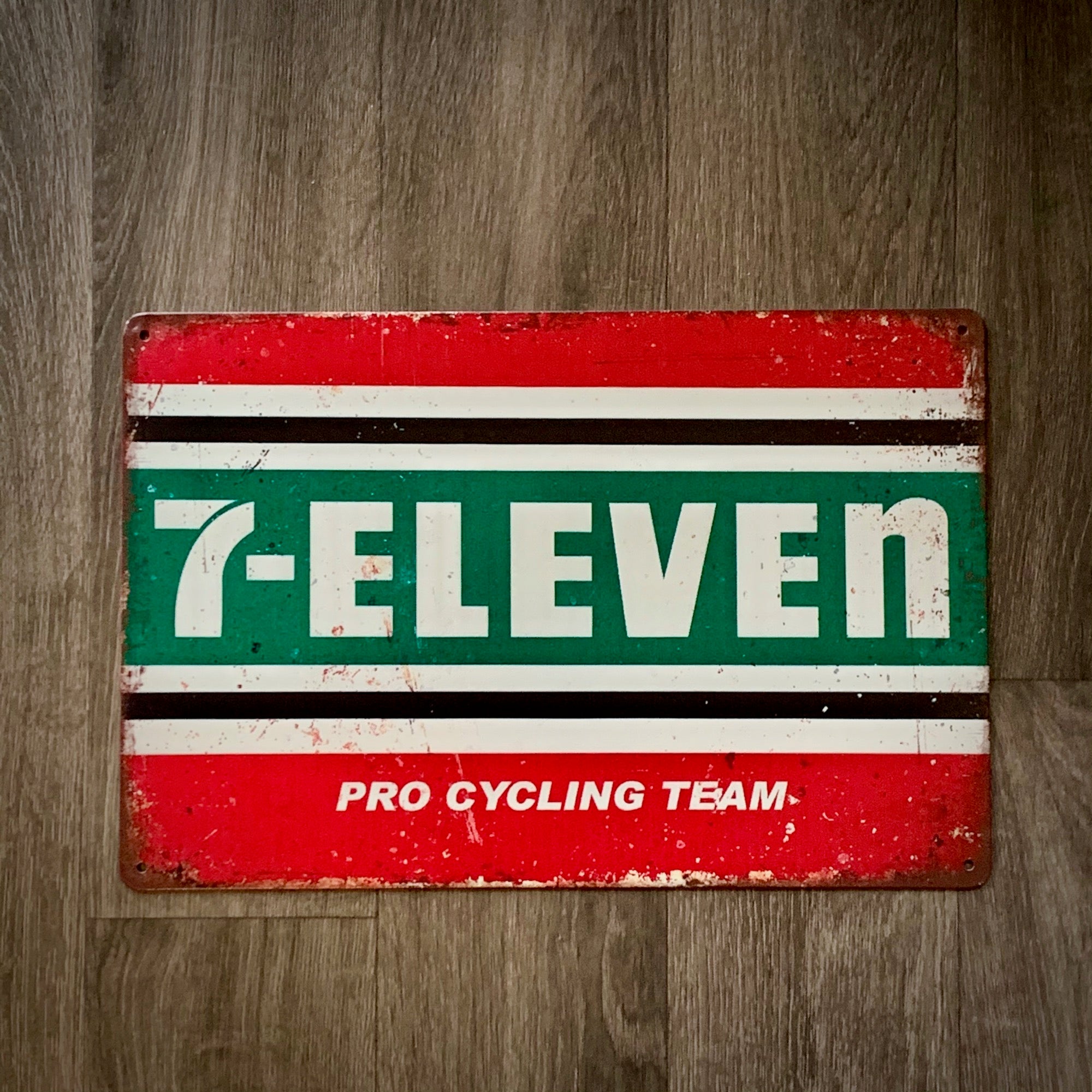 7-Eleven Race Team Classic Tin Retro Cycling Sign - EllieBeanPrints