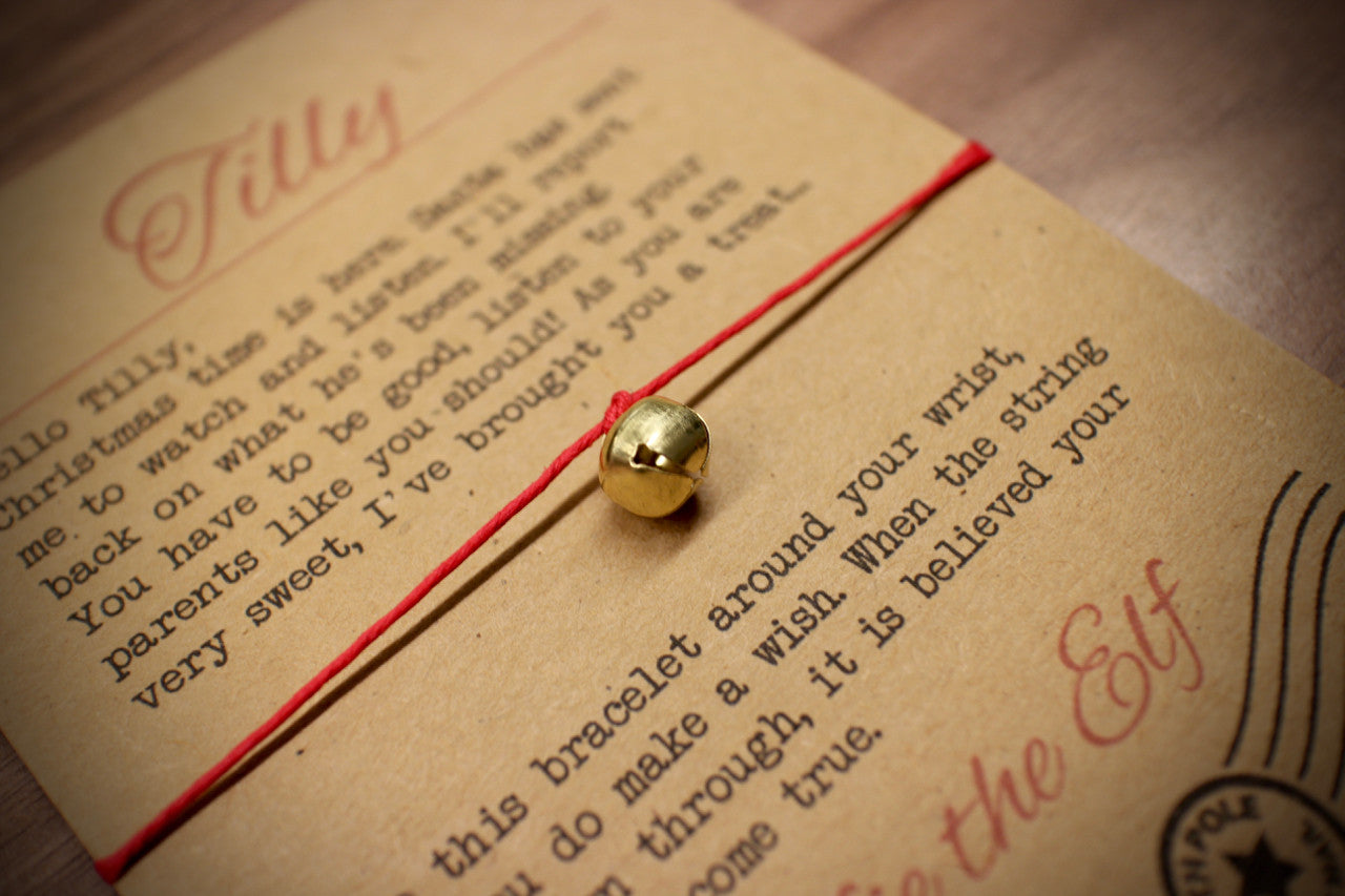 Personalised Elf Wish Bracelet - Best Seller - EllieBeanPrints