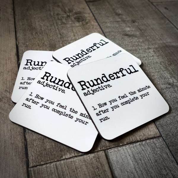 Runderful Dictionary Running Coaster - EllieBeanPrints